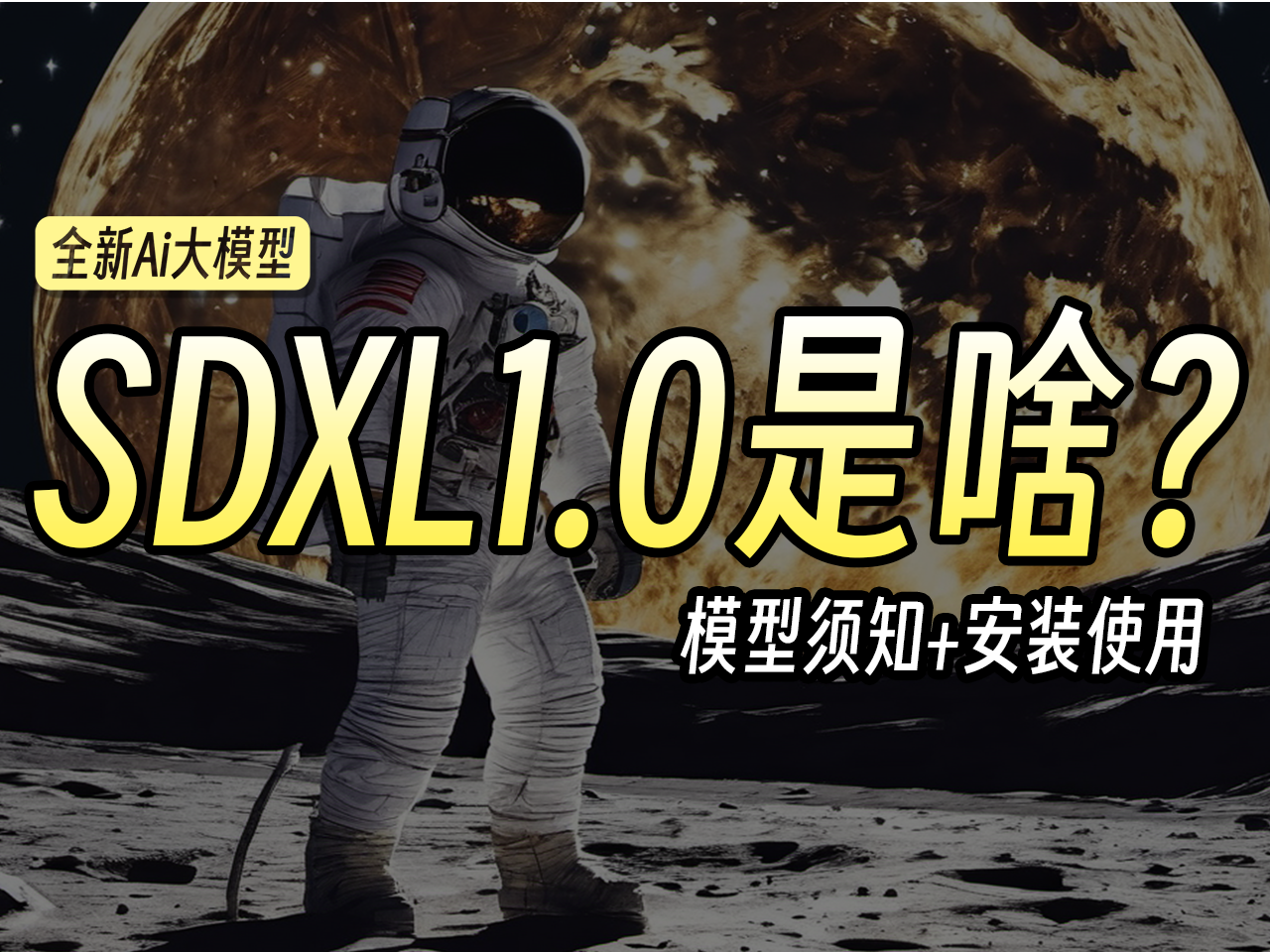 SDXL1.0大模型的发布能给Stable Diffusion带来全新的使用体验吗？_AIGC芝士计划-站酷ZCOOL