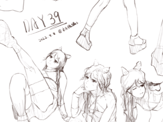 #速写60天挑战赛#Day39@速写班长_木头傀儡s-站酷ZCOOL