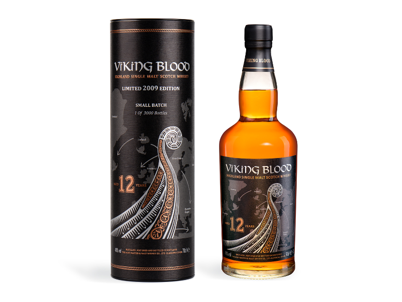 VIKING BLOOD.维京血 12年份 单一麦芽威士忌_火狼设计-站酷ZCOOL