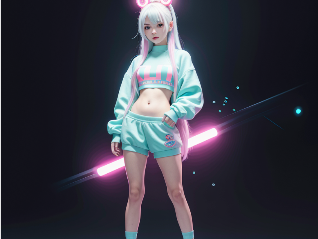 光棒电竞女孩 _最佳555-站酷ZCOOL