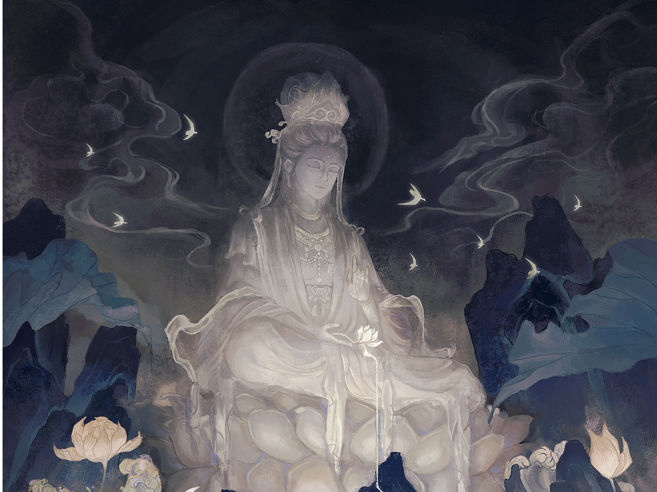 观音入梦来_瑮川-站酷ZCOOL