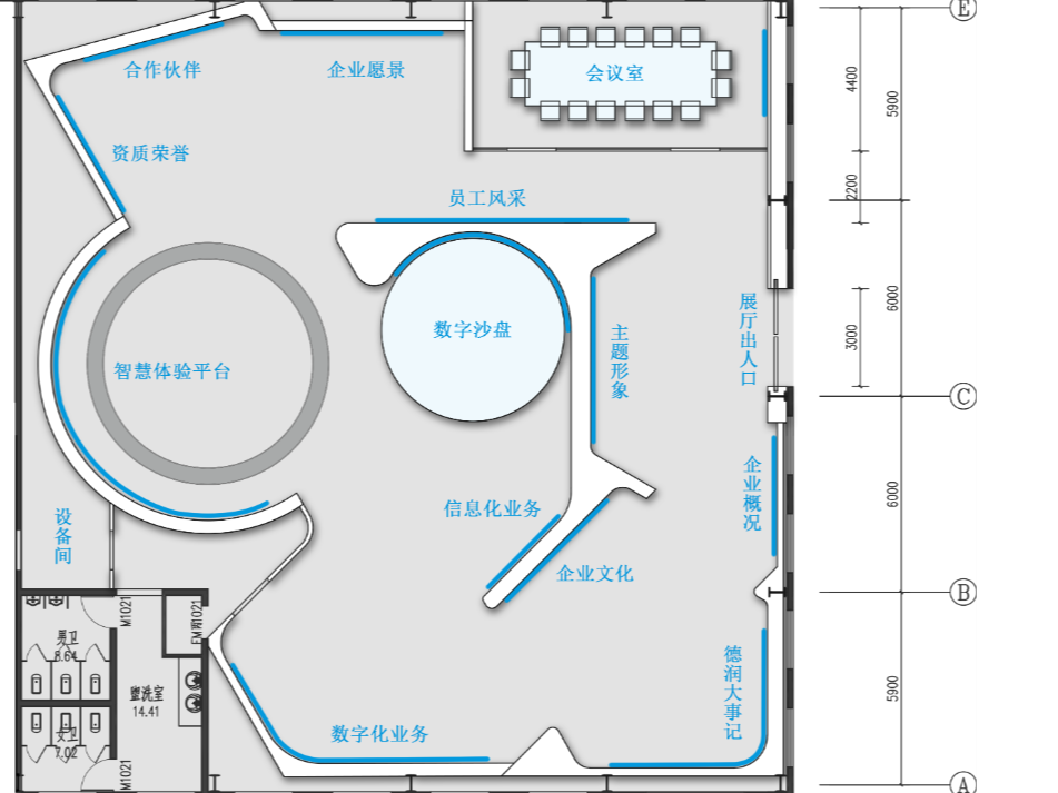 展厅平面布置图4_展厅设计师ZD-站酷ZCOOL
