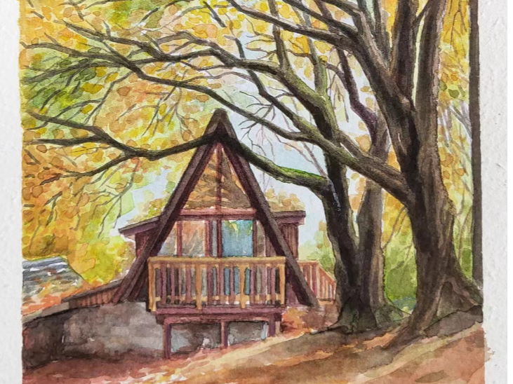 手绘速写打卡《暖阳》——Day6_花间小灼-站酷ZCOOL