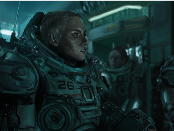 最近画电影截图的厚涂练习_2LONG222-站酷ZCOOL