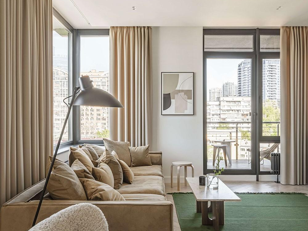 111㎡有四两拨千斤的效果，水磨石朴实但不失质感_峰光无限装饰-站酷ZCOOL