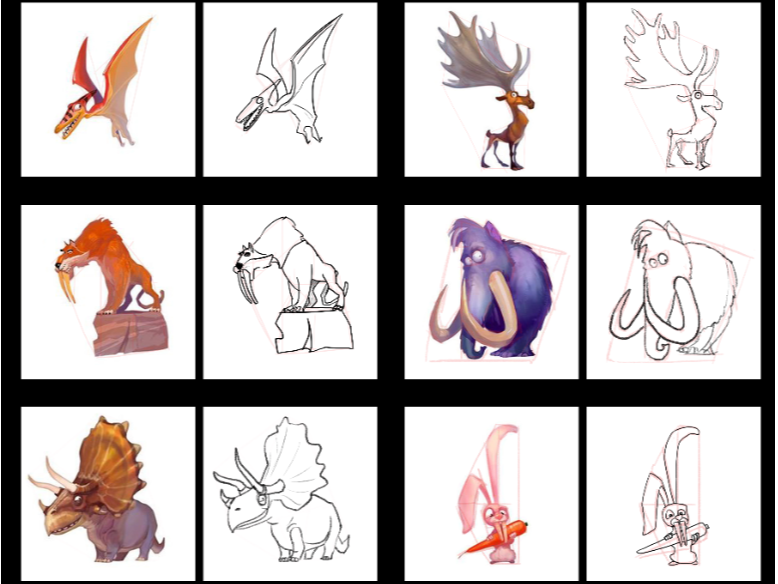 抓型练习014_首席骨头-站酷ZCOOL