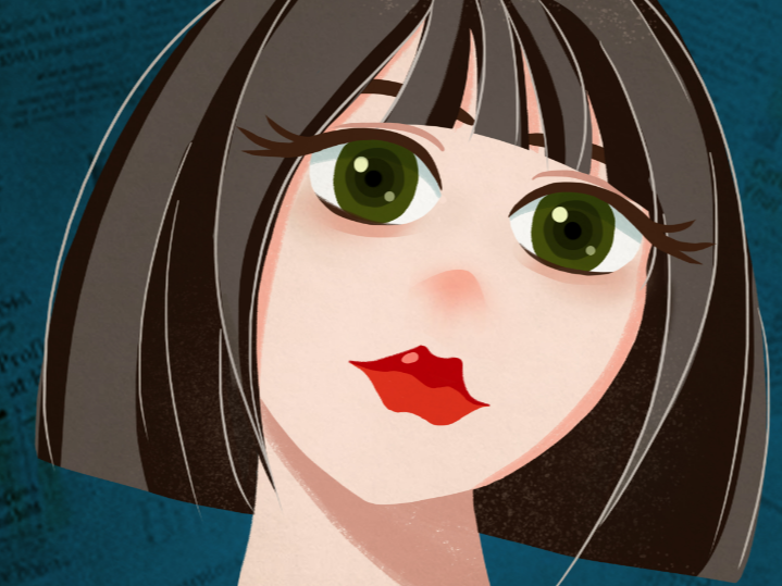 扁平头像_一棵草ql-站酷ZCOOL