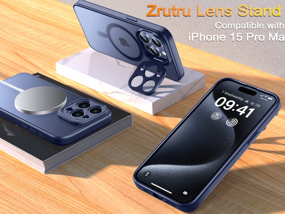 亚马逊，iPhone15 pro Max磨砂支架壳_a林子-站酷ZCOOL