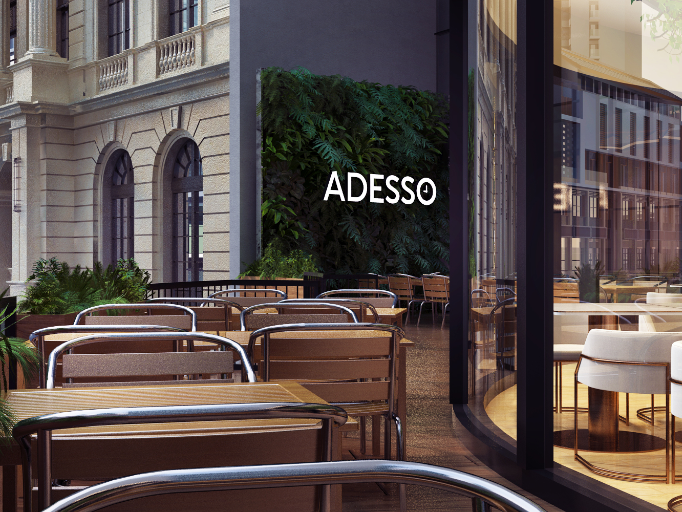 ADESSO 在亦外滩餐厅_凡颂创意-站酷ZCOOL