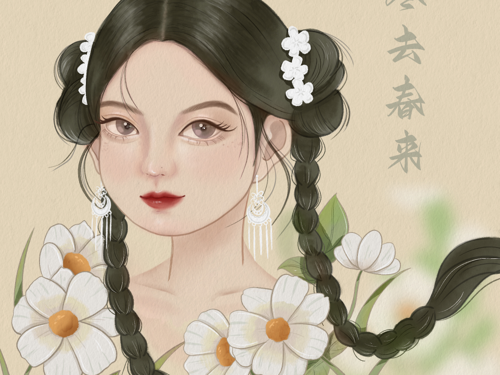 冬去春来_满杯西柚少少冰-站酷ZCOOL