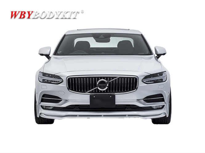 沃尔沃S90改装ERST前唇后唇扰流板排气尾嘴前铲装饰_改装改变生活-站酷ZCOOL