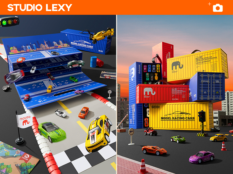 儿童玩具汽车礼盒 | MOBEE x 乐夕影像_乐夕影像-站酷ZCOOL