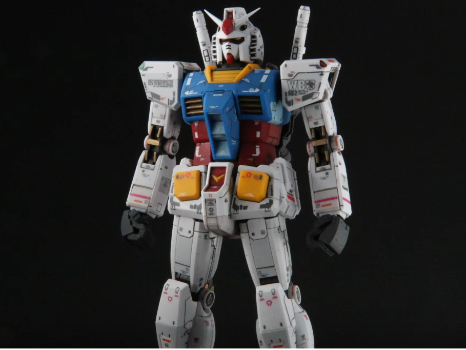 万代RG RX-78-2 元祖高达 拼装 拍摄 作品_杜肚Dudu-站酷ZCOOL