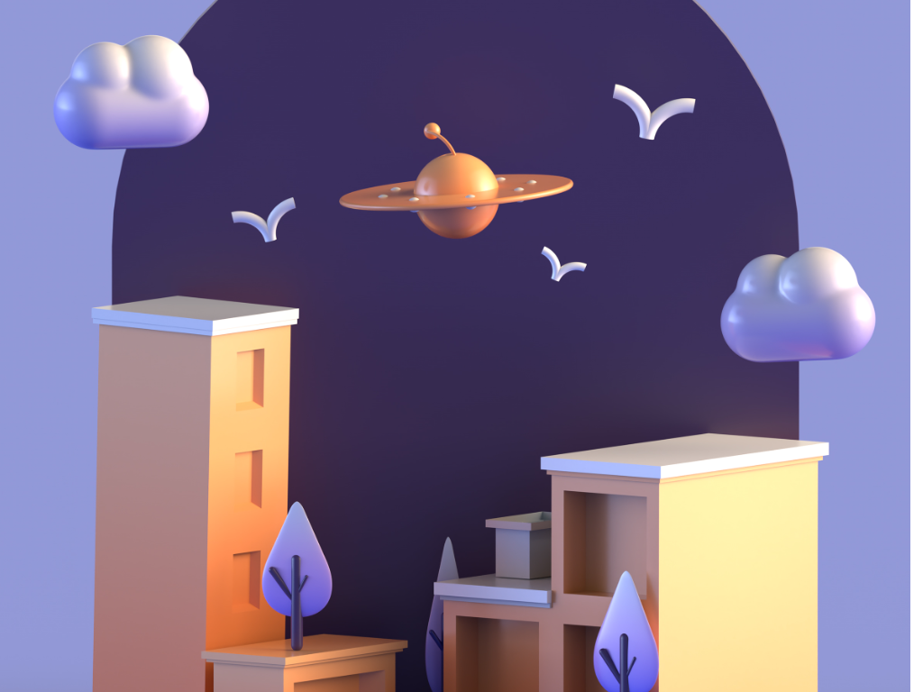 C4D场景_宏仔Zz-站酷ZCOOL