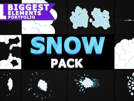 AE模板|2D卡通雪冬季主题有趣元素动态标题介绍体育_猿文件网官方账号-站酷ZCOOL