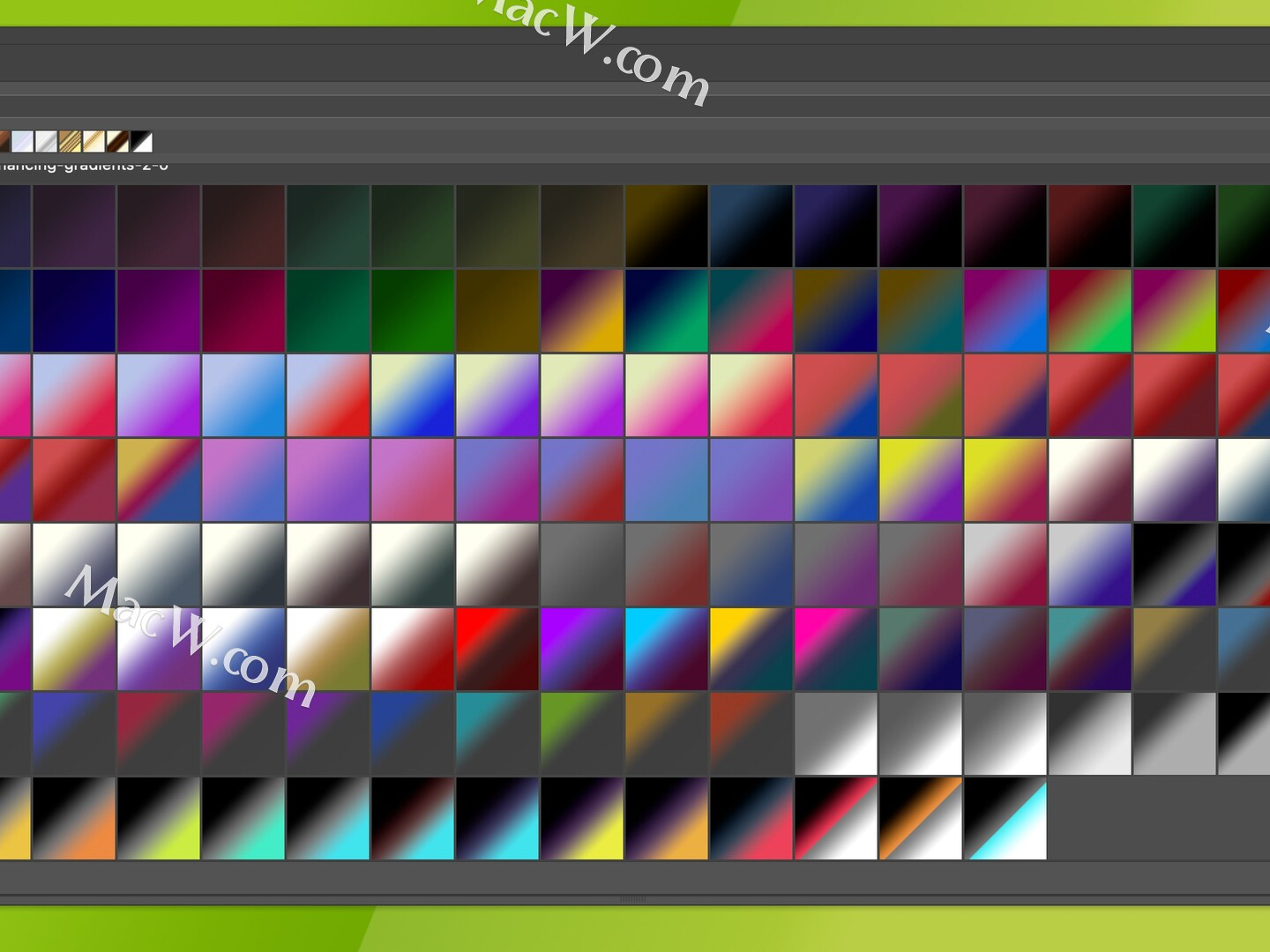 140款漂亮深色风格PS渐变_Mac小素材-站酷ZCOOL