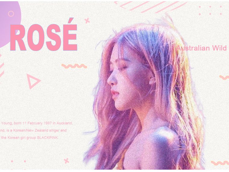 ROSÉ朴彩英自制壁纸_YEONX-站酷ZCOOL