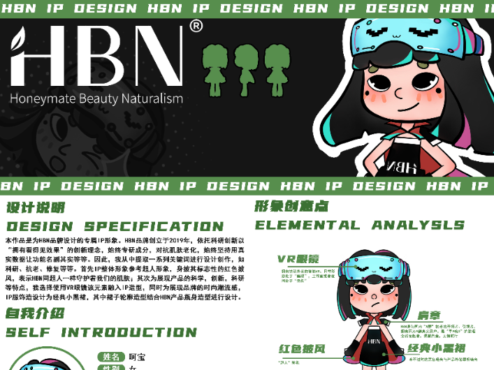 HBN品牌IP形象设计_a阿秋秋秋-站酷ZCOOL