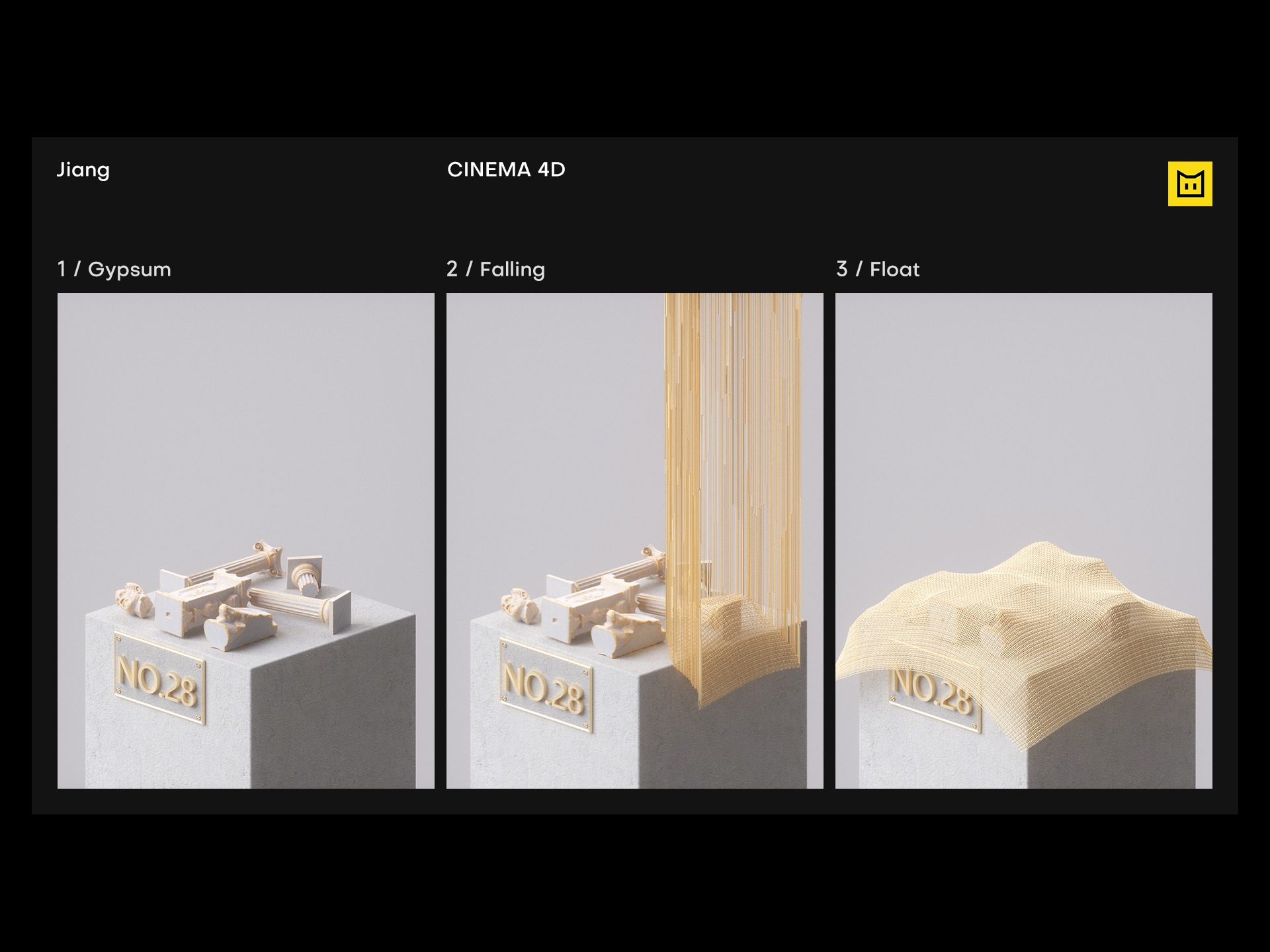 C4D动画︱练习作品︱28个小动画_林大喵Jiang-站酷ZCOOL