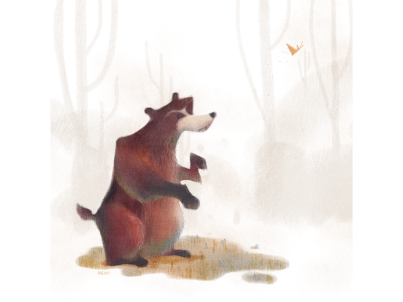 铅笔笔刷-熊_Meoxy-站酷ZCOOL