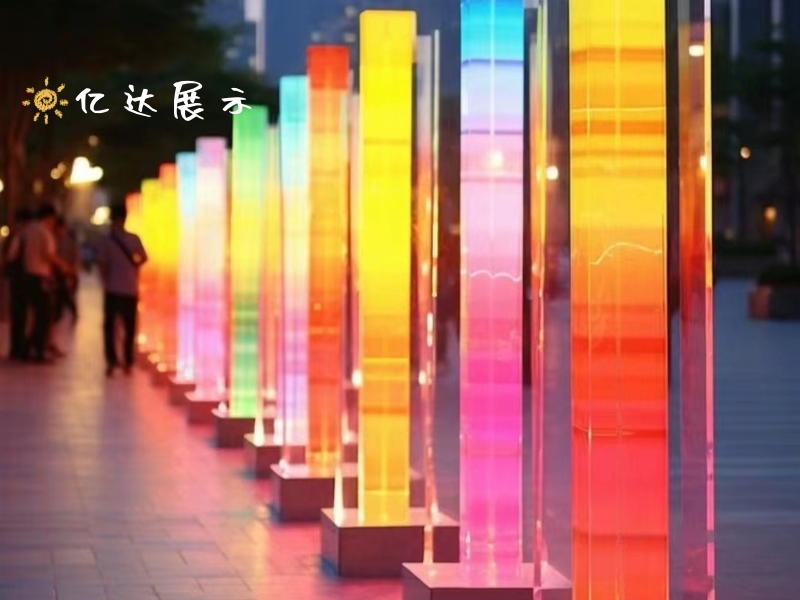 亚克力艺术装置_亿达展示YAKELI-站酷ZCOOL