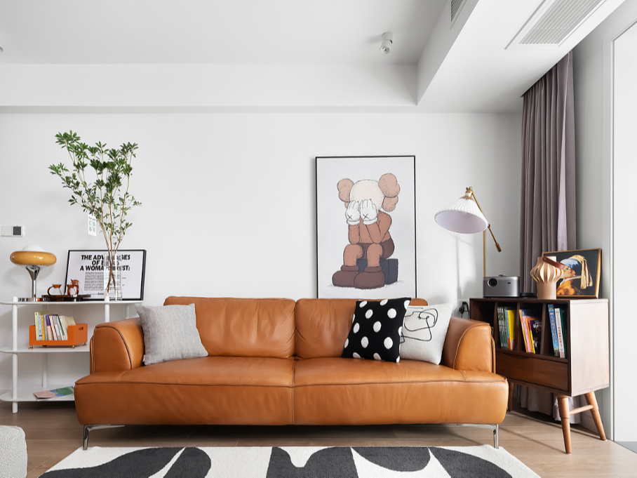 北欧110㎡的清新自然，充满幸福感的居家_仟仟设计-站酷ZCOOL