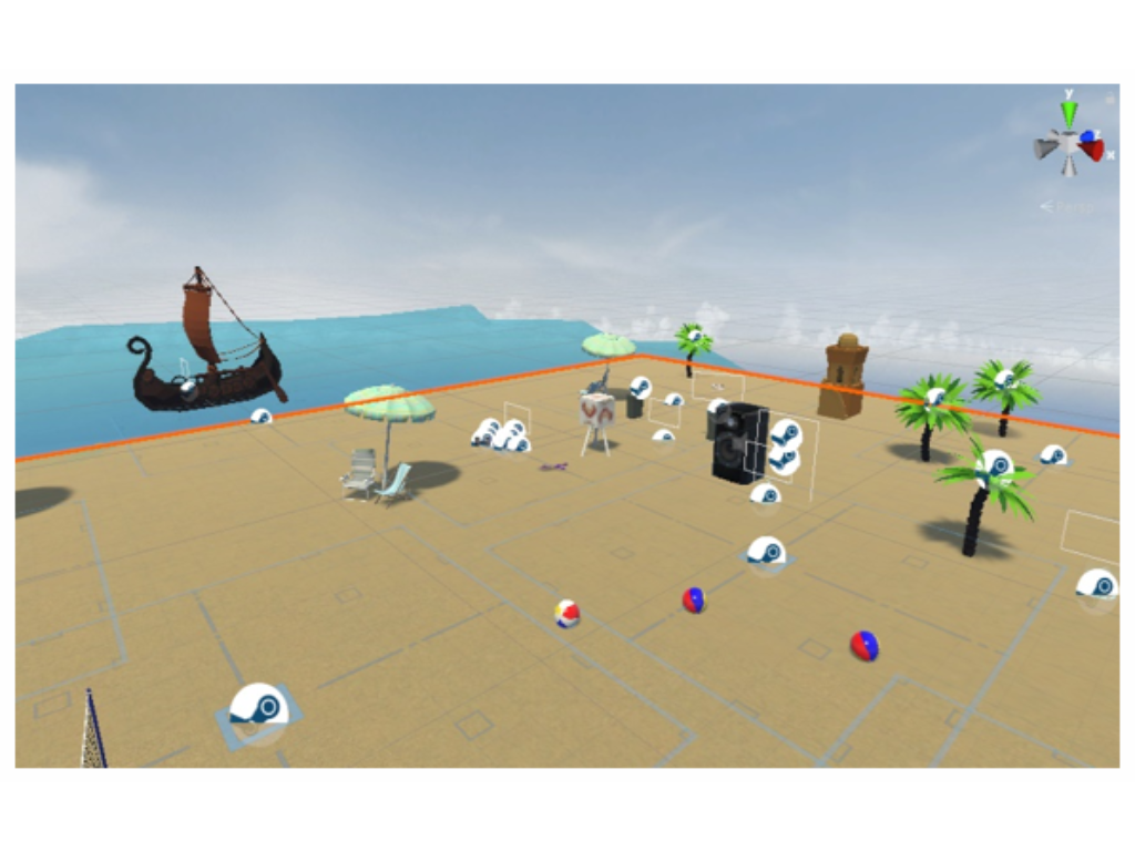 ”沙滩漫游“ VR游戏_Qiye500-站酷ZCOOL