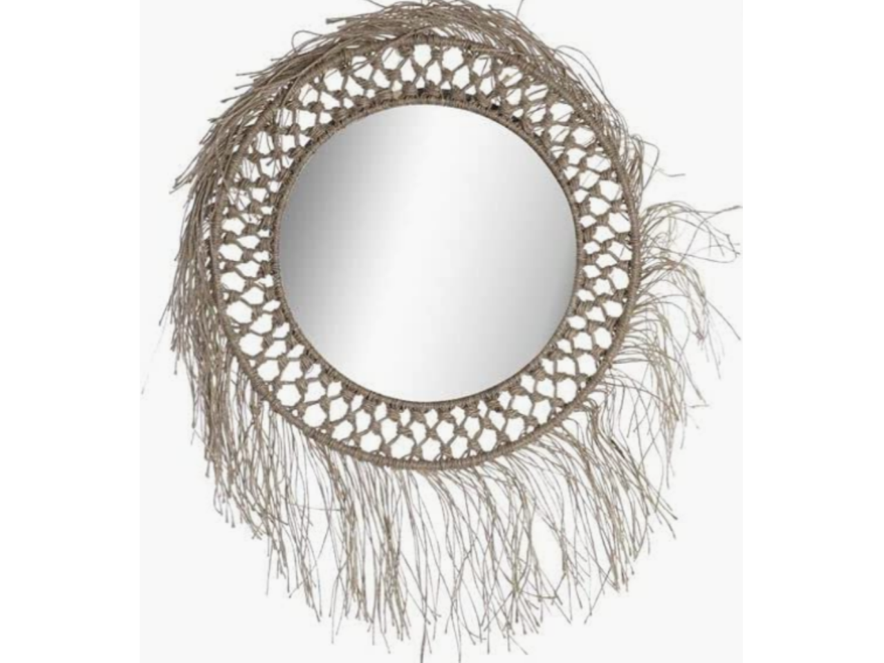 家居装饰天然水晶绳墙镜_Linzhihe-站酷ZCOOL