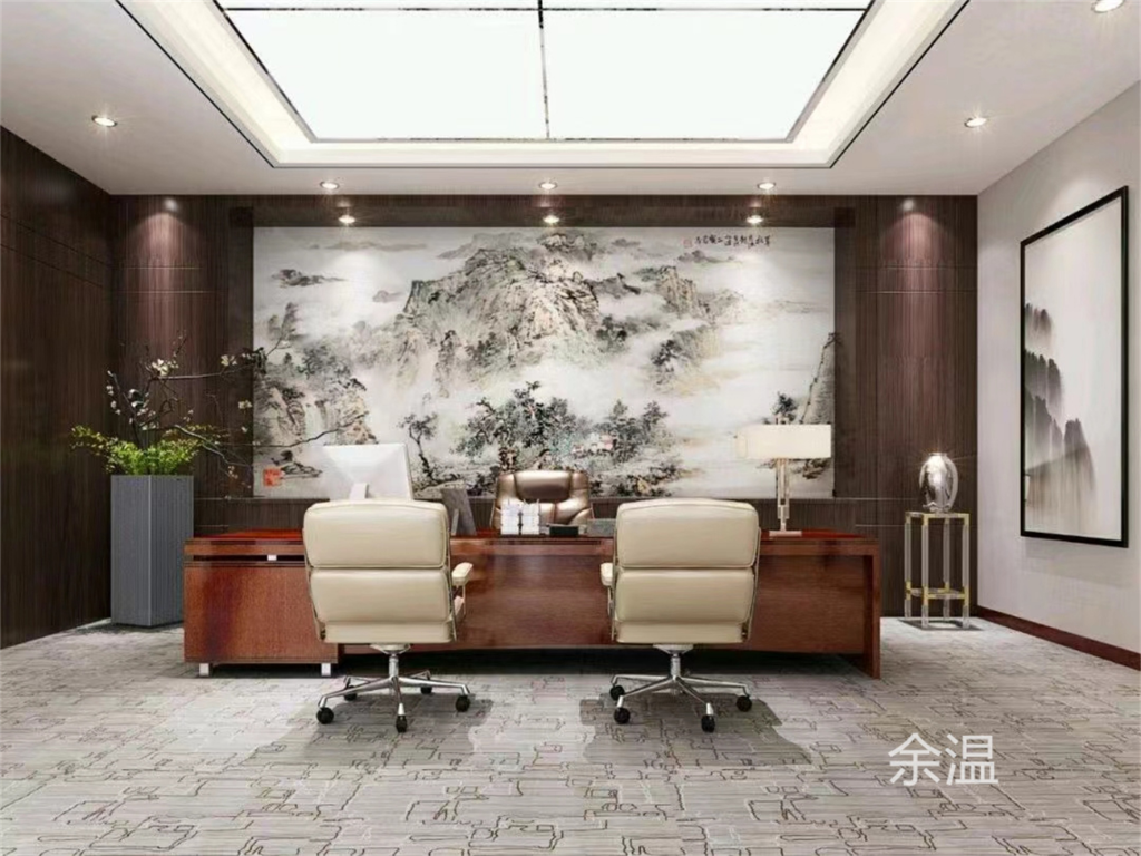 新中式办公室余温啊 站酷zcool
