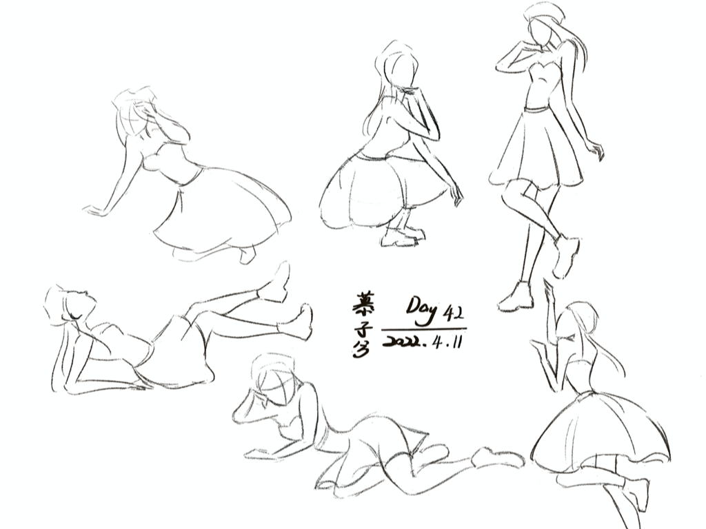 #速写60天挑战赛# DAY42 @速写班长_慕子兮-站酷ZCOOL