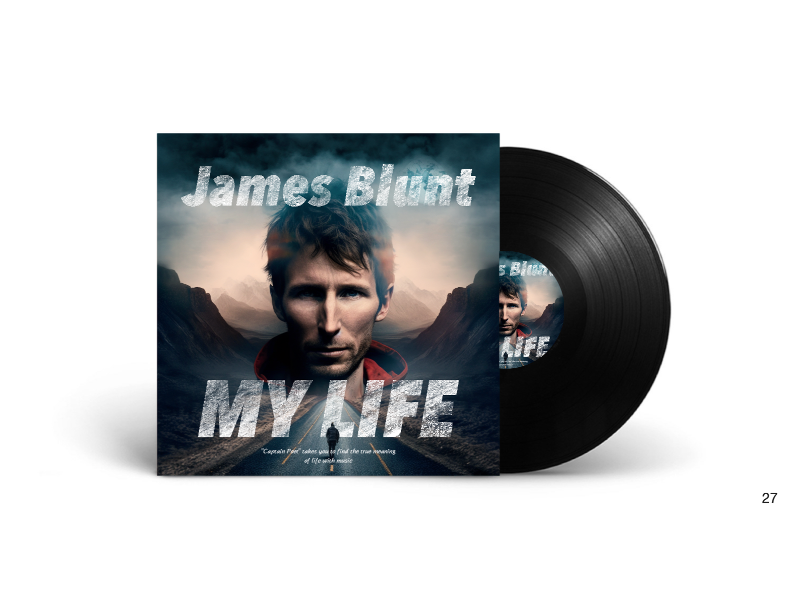 James Blunt 专辑封面设计_小邹要向上-站酷ZCOOL