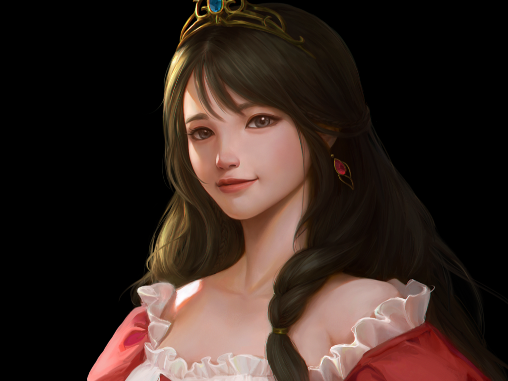 邻家妹纸_CG九尾符-站酷ZCOOL