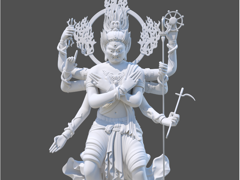 军荼利明王_如刚-站酷ZCOOL