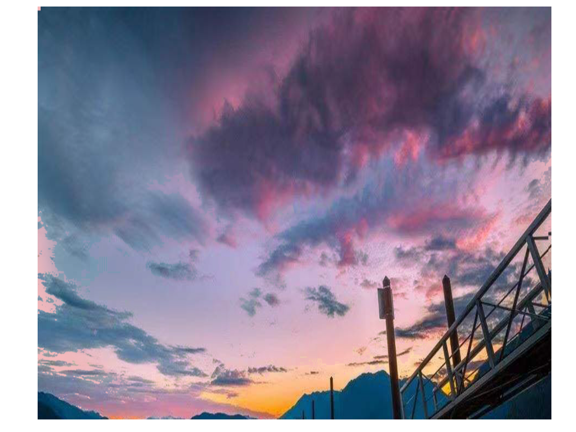 晚霞_暖风兰兰-站酷ZCOOL