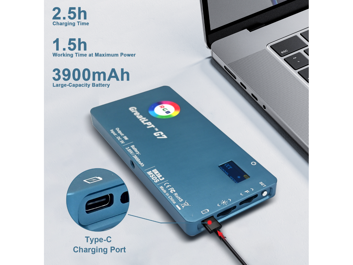 亚马逊-G7补光灯主副图A+_欧耶耶耶-站酷ZCOOL