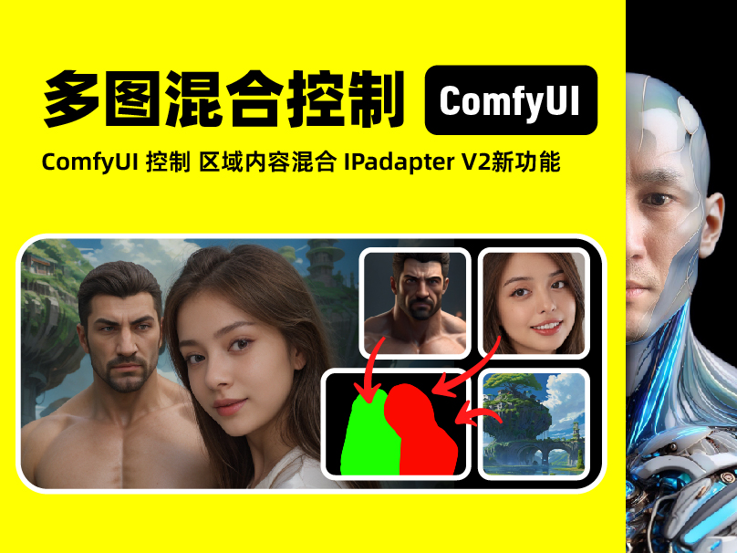 ComfyUI 多图混合控制 区域内容混合 IPadapter V2_吴杨峰-站酷ZCOOL