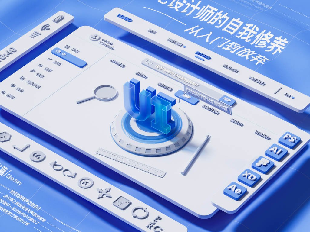 近三个月的三维ui渲染作品 凹凸男846 站酷zcool