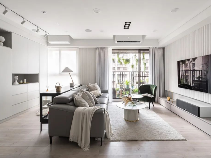 “ins风”宅有多美?115.5㎡捎来一缕松绿色闪亮你的眼!_峰光无限装饰-站酷ZCOOL