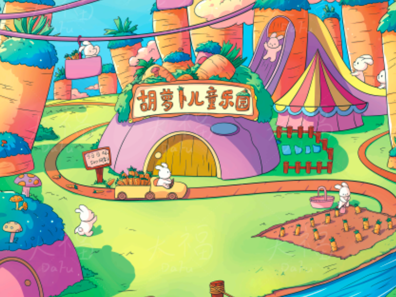 胡萝卜乐园_郭大福er-站酷ZCOOL