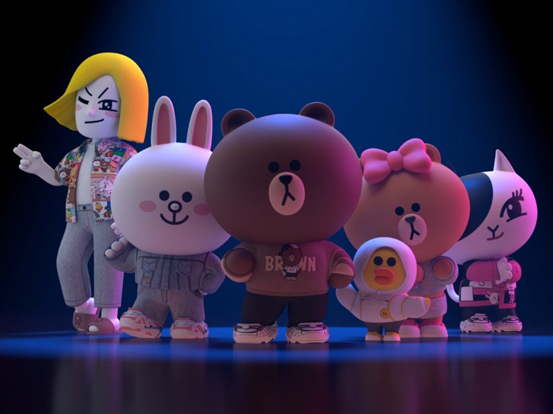 Line 李宁联名——LINE FRIENDS X LI-NING_上海灵的-站酷ZCOOL