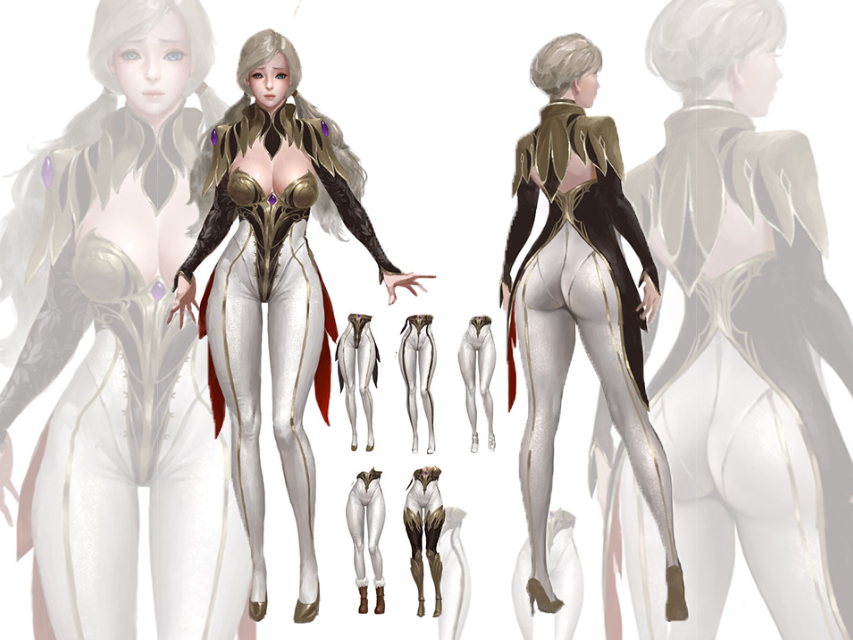 【3DMAX建模】从box开始做女性角色身体模型。3d建模_Alan安澜-站酷ZCOOL