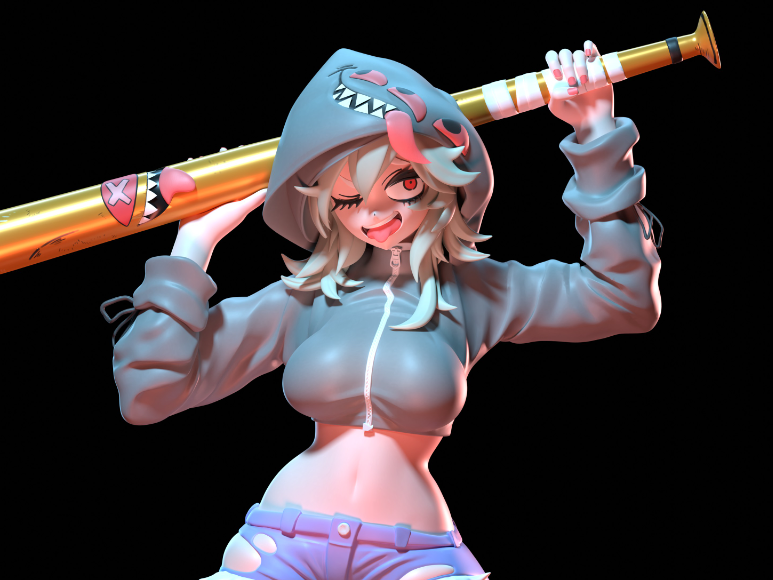 云普集VIP学员作品《潮流棒球女孩》_云普集EDU-站酷ZCOOL