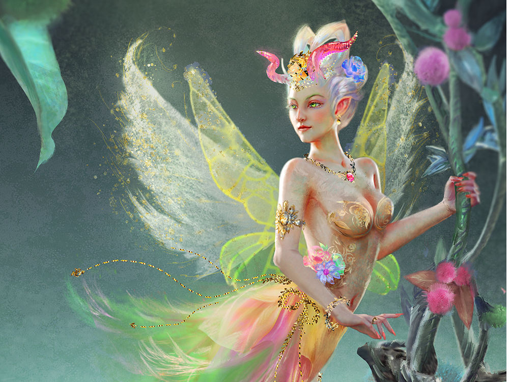 花仙子系列2_心绘XYX-站酷ZCOOL