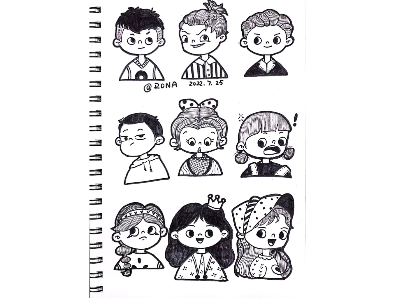 挑战百变头像-day9_Ronachen-站酷ZCOOL