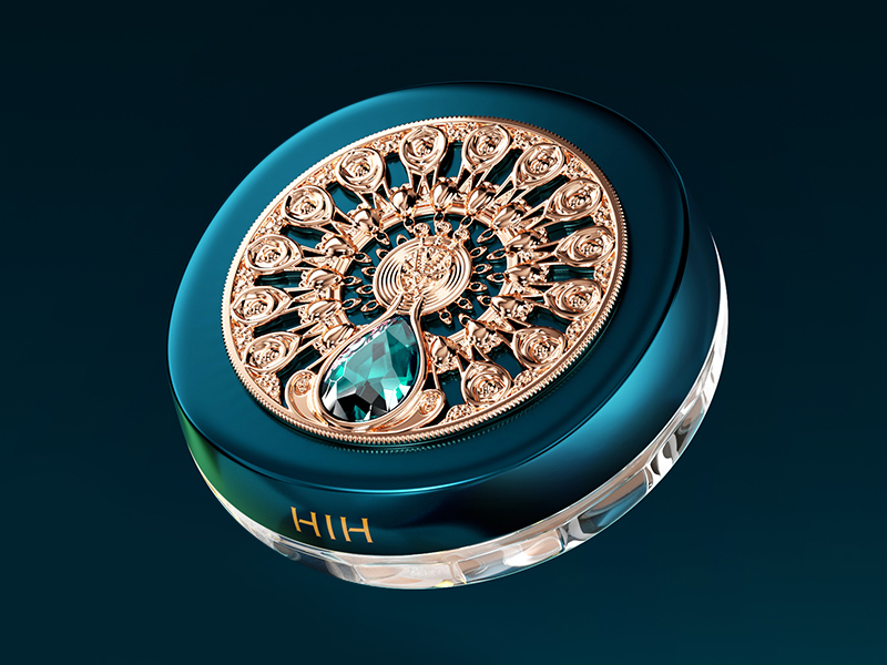 国风化妆品妆奁套盒（c4d 019）_一只折-站酷ZCOOL