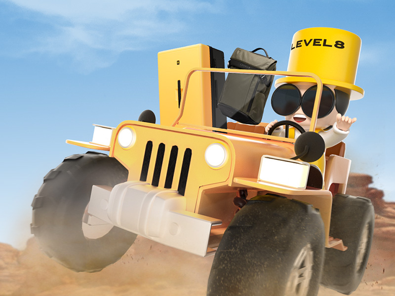 天猫618-C4D出行专题首页_CJ其实是个杀手-站酷ZCOOL