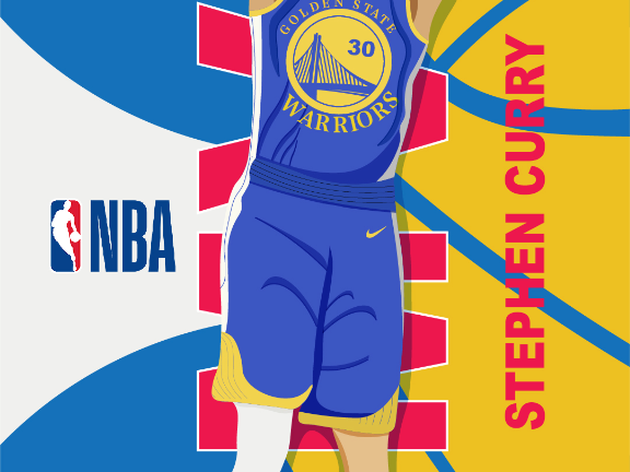 NBA插画_孤寡老人官某人-站酷ZCOOL