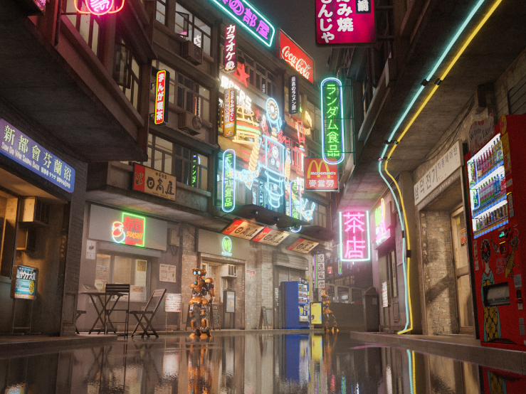 雨后巷子_Leon乐然-站酷ZCOOL