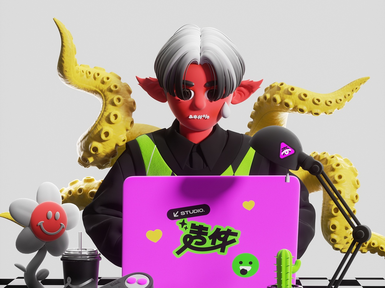 开森仔仔第2篇_爱迪森sam-站酷ZCOOL