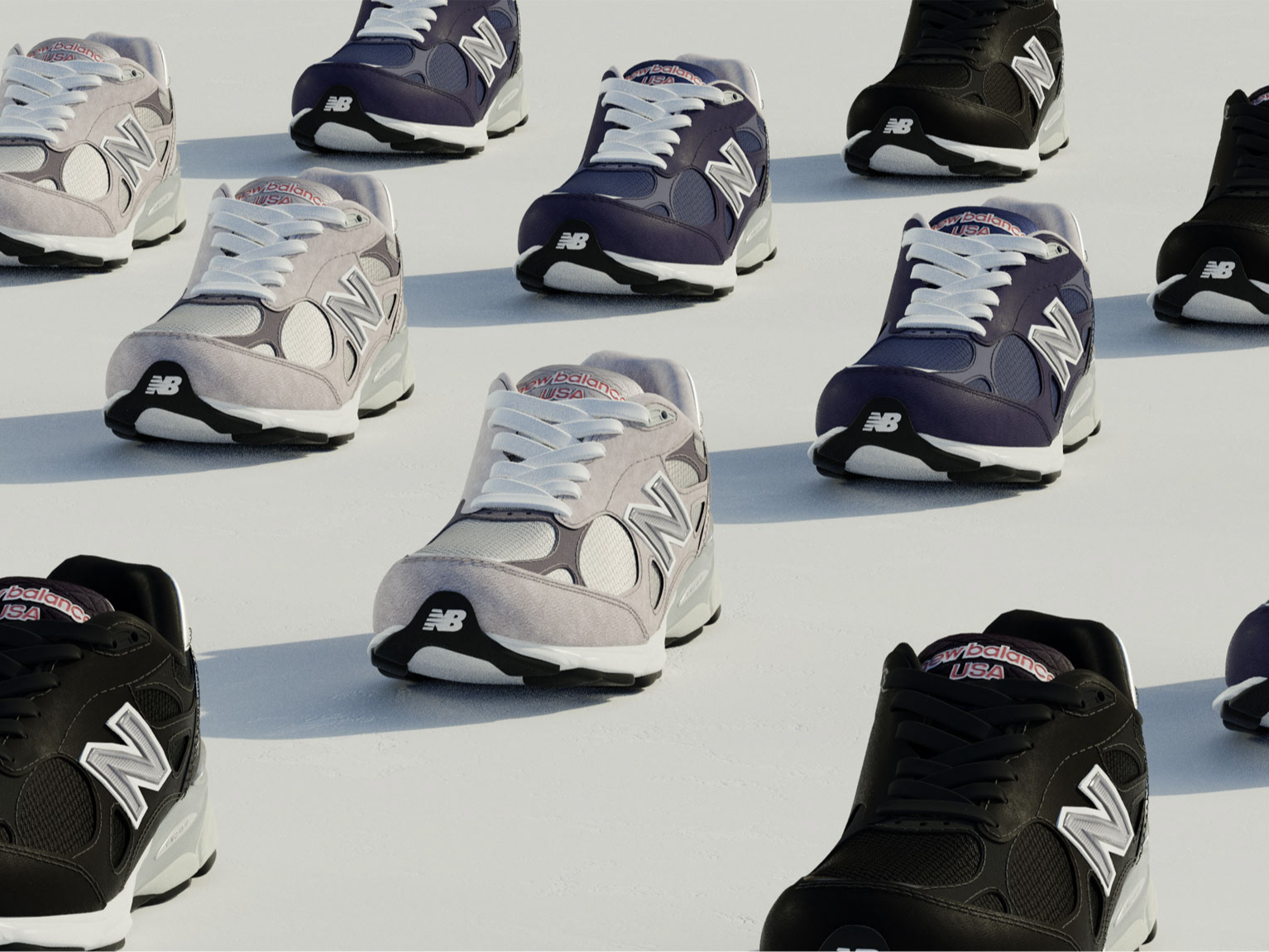 NewBalance 990V3_胖达达达达-站酷ZCOOL